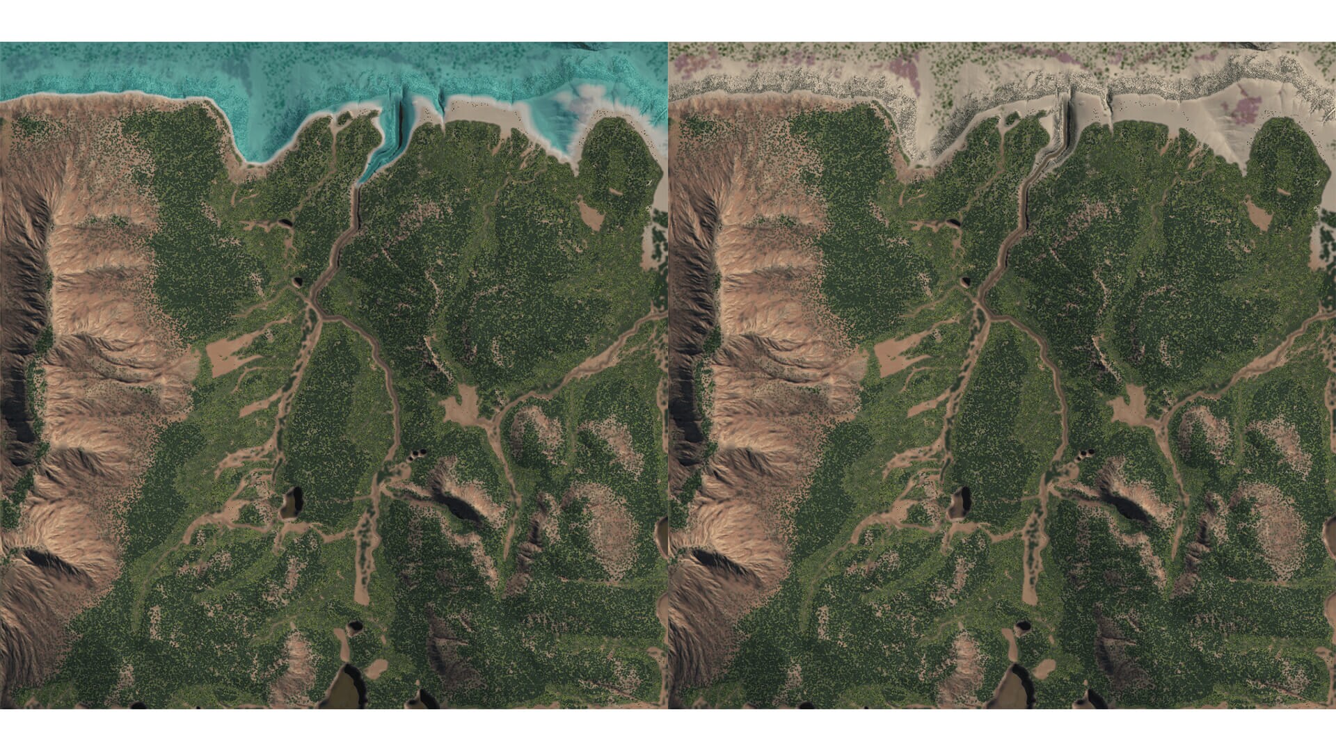 Open World Landscape Heightmap Tropical Pack In Environments Ue Marketplace
