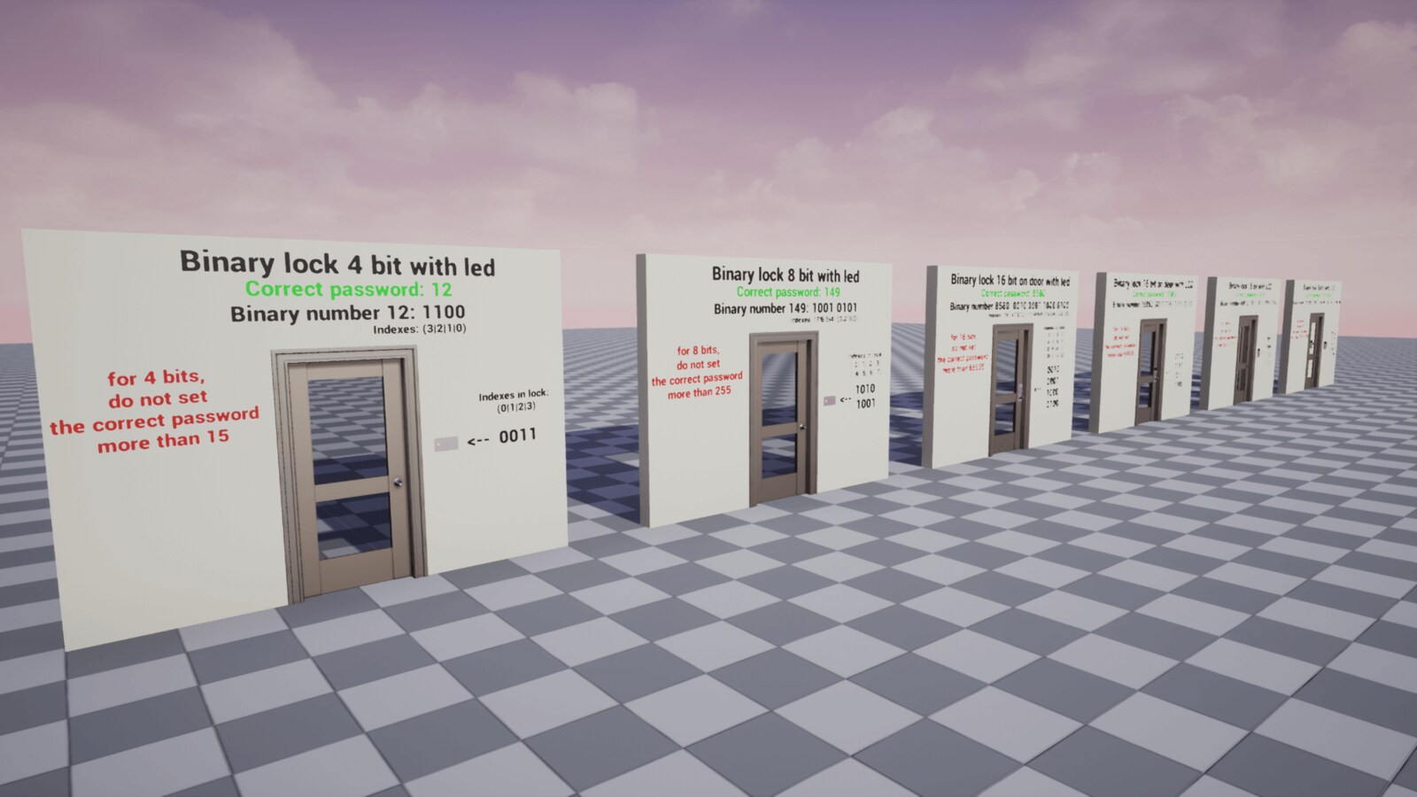 Binary Lock in Blueprints - UE Marketplace