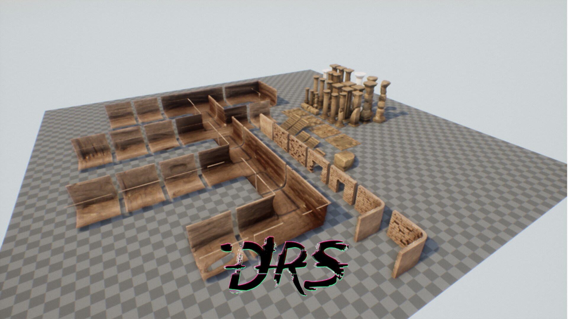 Stylized Ruins Modular pack V01 in Props - UE Marketplace