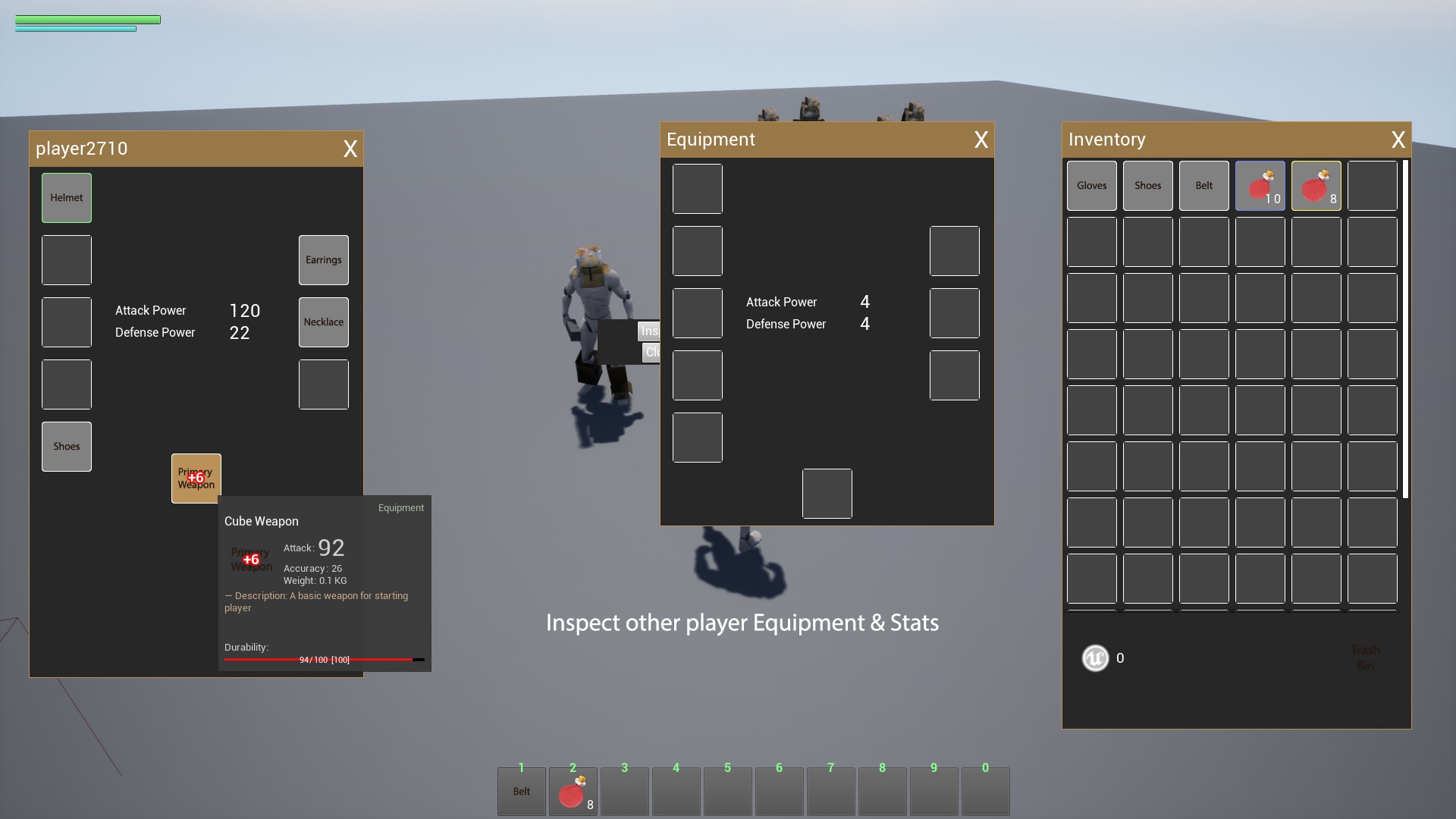RPG Upgradeable Inventory System in Blueprints - UE Marketplace