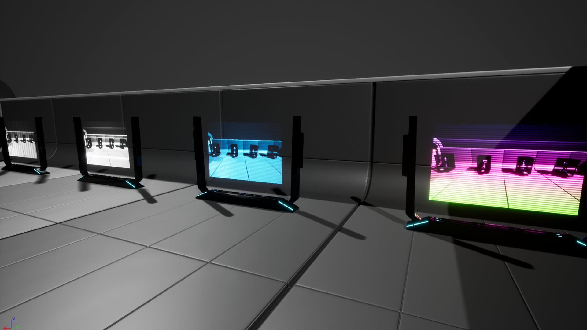 在特效创建的Hologram FX: Customizable Holograms - 虚幻引擎商城