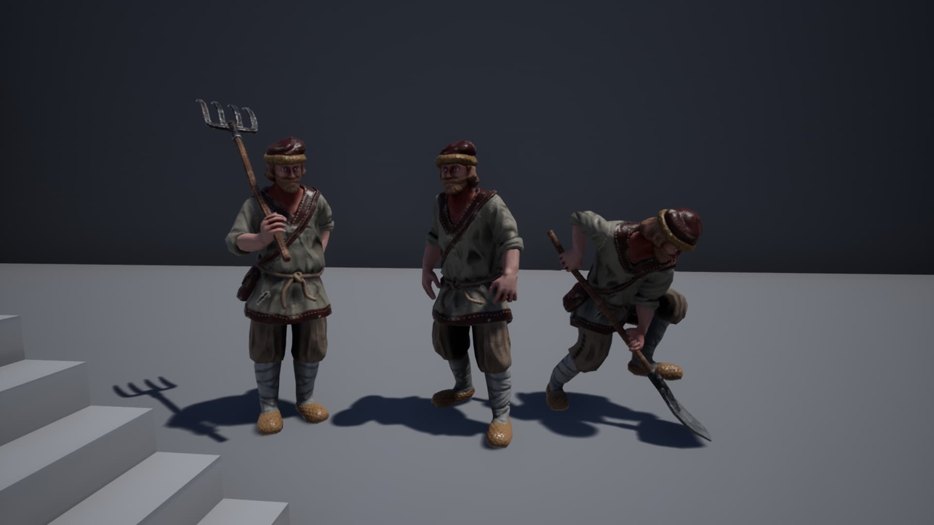 Peasant (Villager) Man in Characters - UE Marketplace