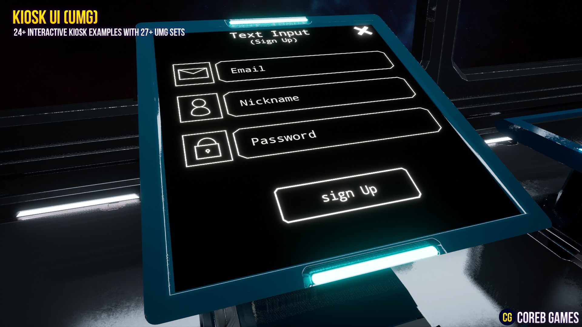 Kiosk Ui Umg Design Pack In Blueprints Ue Marketplace