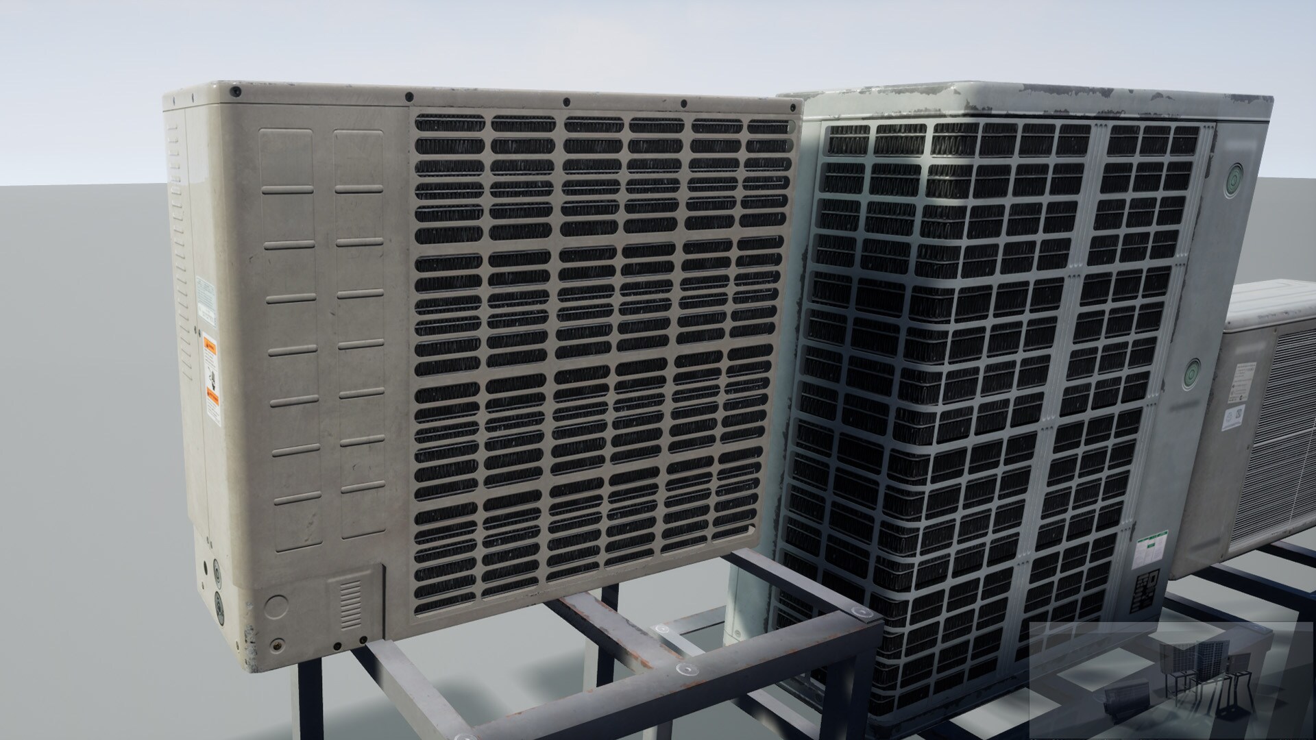 Animated Air Conditioner Set in Props - UE Marketplace