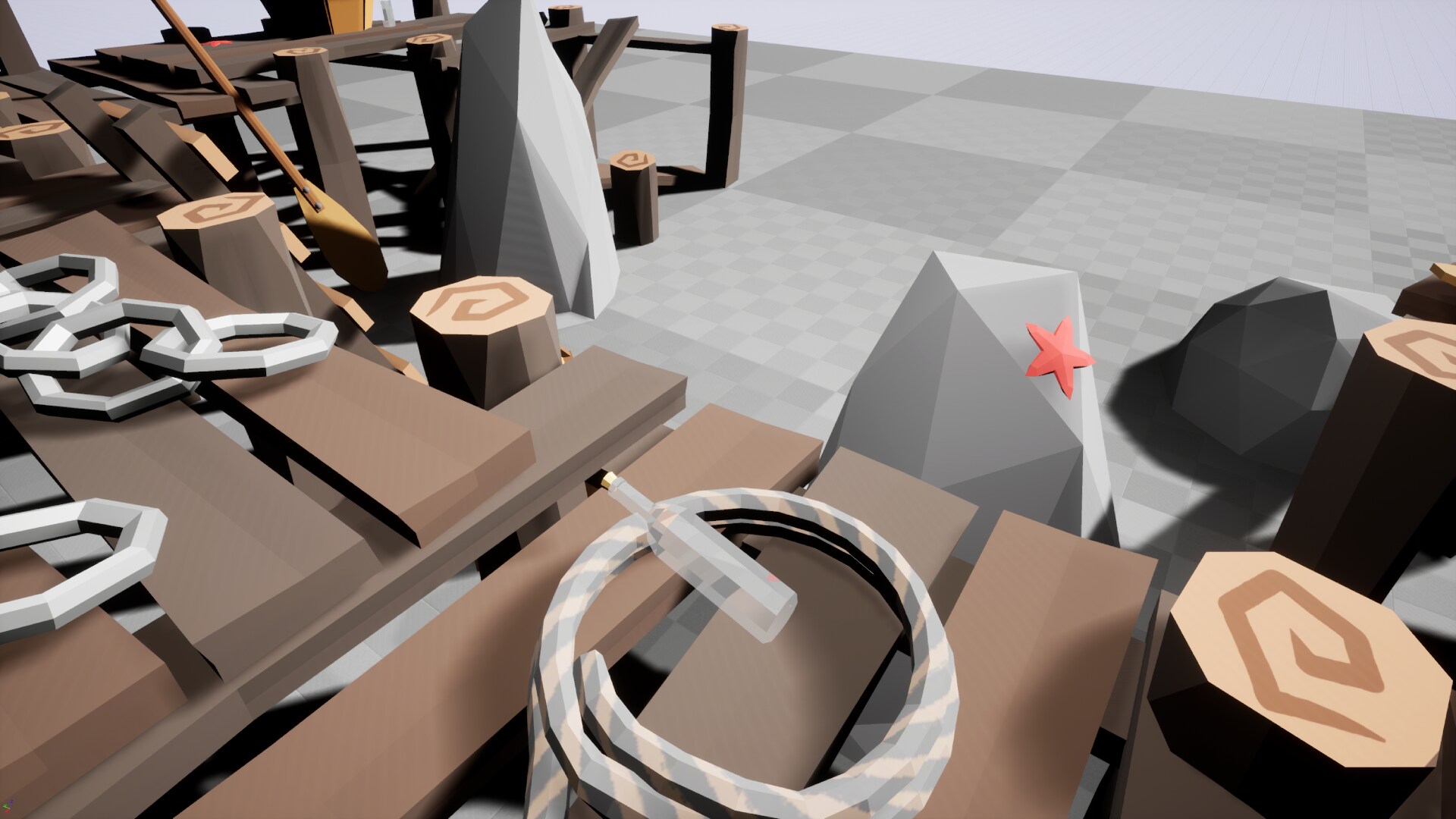 LowPoly Dock Pack in Props - UE Marketplace