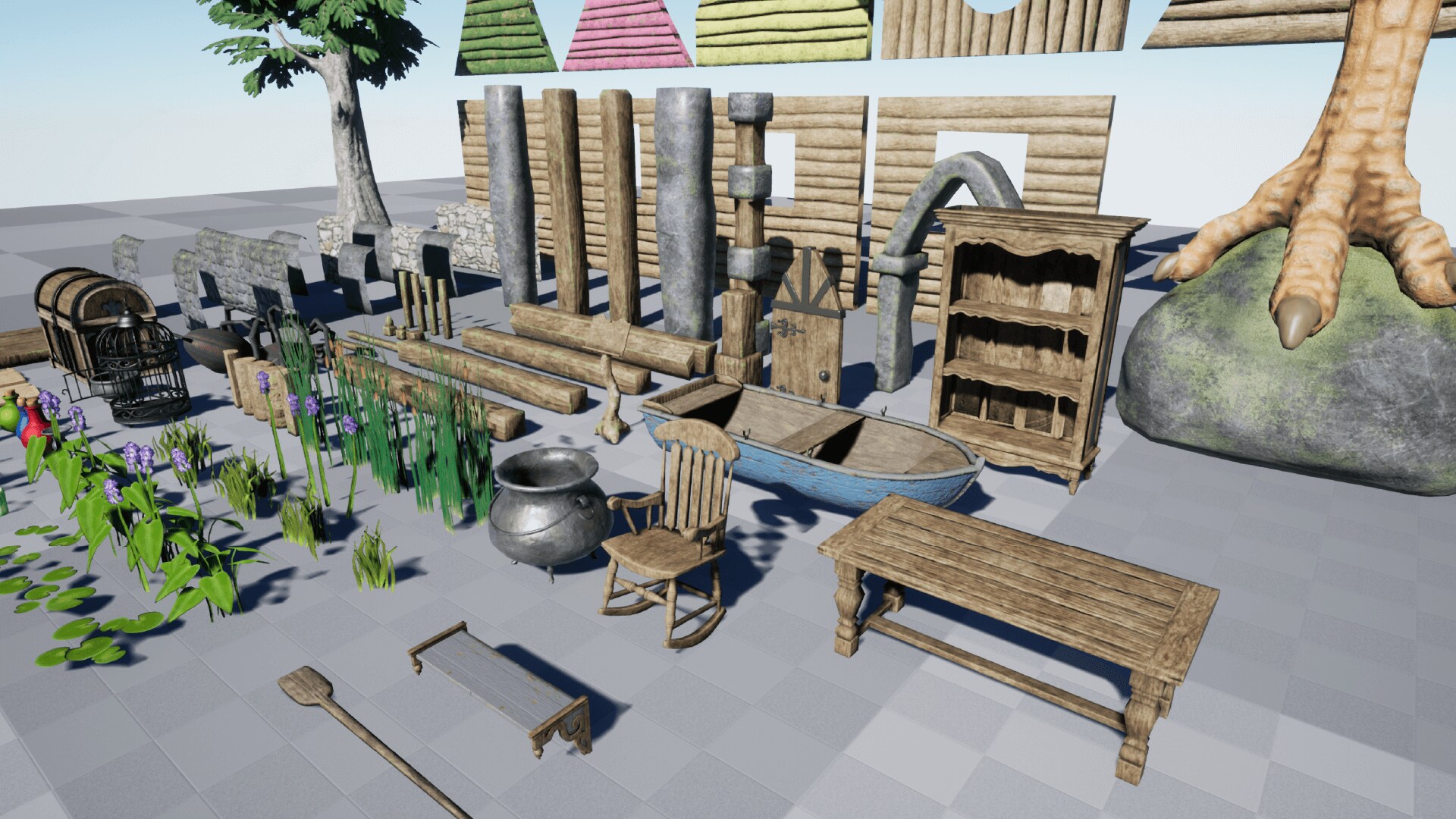 Modular Medieval Fantasy - Witch Swamp House, 카테고리 소품 - UE 마켓플레이스