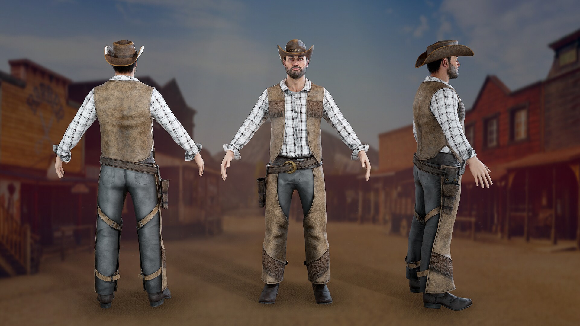 Cowboy in Characters - UE Marketplace