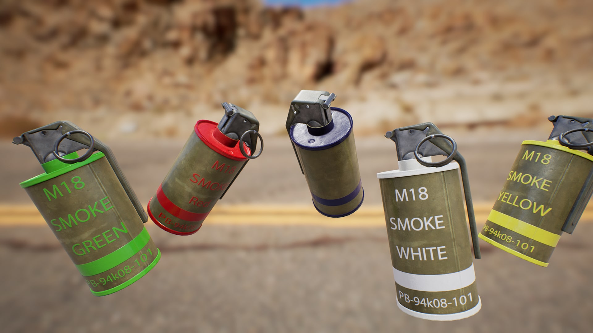 Pbr Grenade pack in Props - UE Marketplace