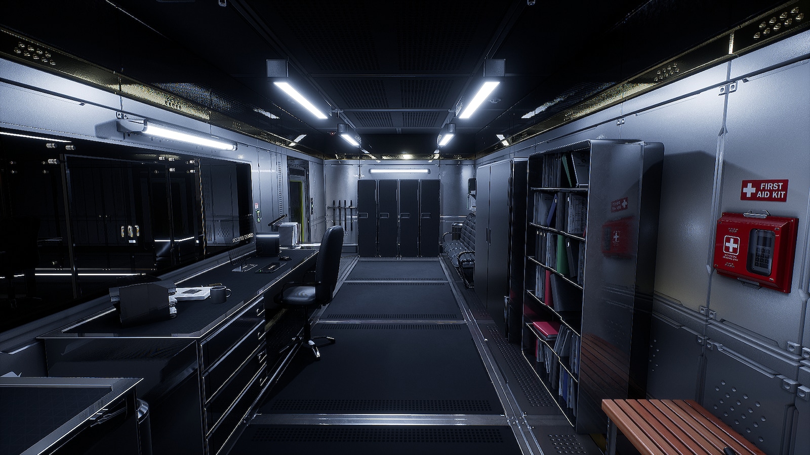 Modular Sci Fi Office in Environments - UE Marketplace