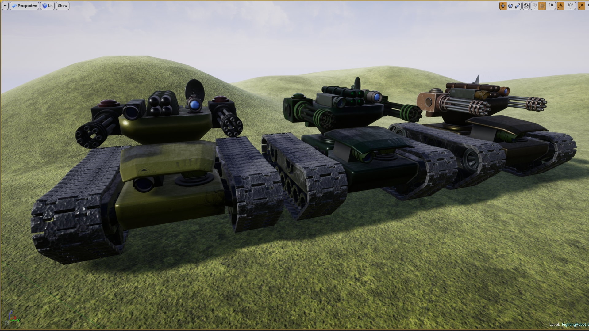 Fighting Robot in Characters - UE Marketplace