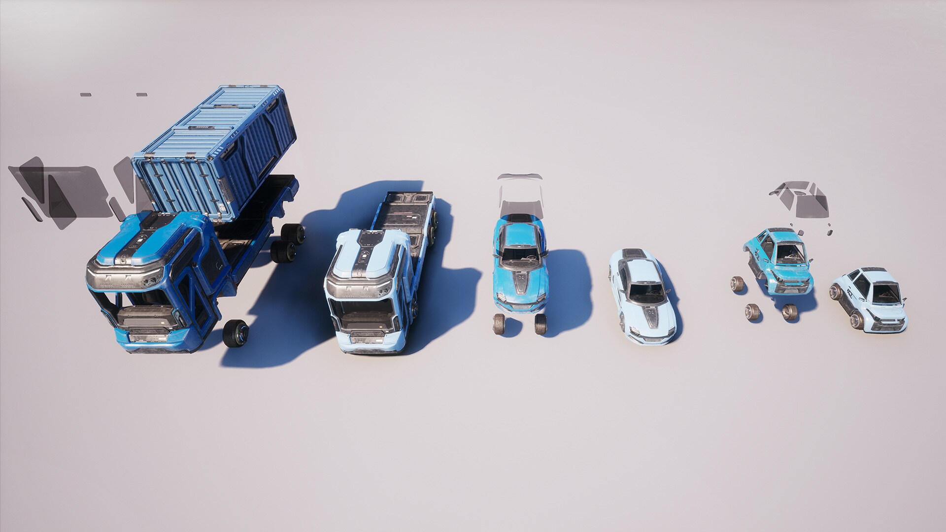 Cyberpunk Vehicles Pack, 카테고리 소품 - UE 마켓플레이스