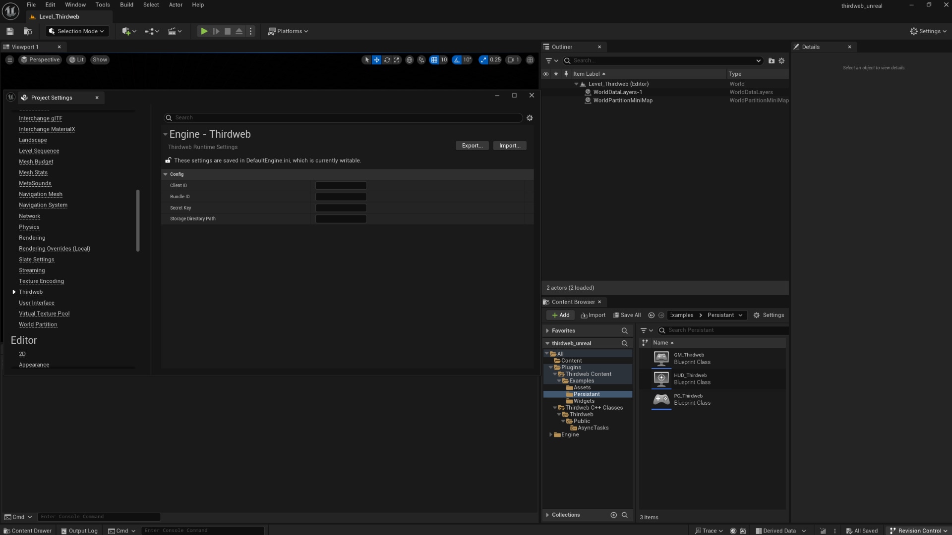 在代码插件创建的Thirdweb Unreal Plugin - 虚幻引擎商城 在代码插件创建的Thirdweb Unreal Plugin - 虚幻引擎商城
