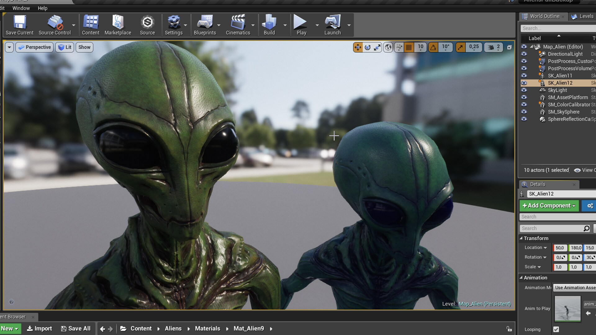 Realistic Aliens Bundle 2, 카테고리 캐릭터 - UE 마켓플레이스