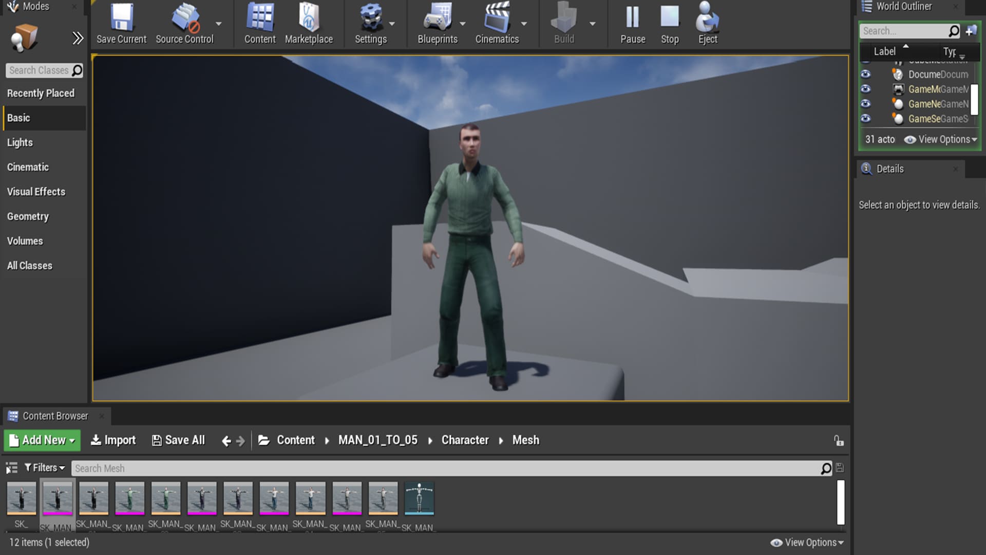 MAN 1 TO 5 in Characters - UE Marketplace