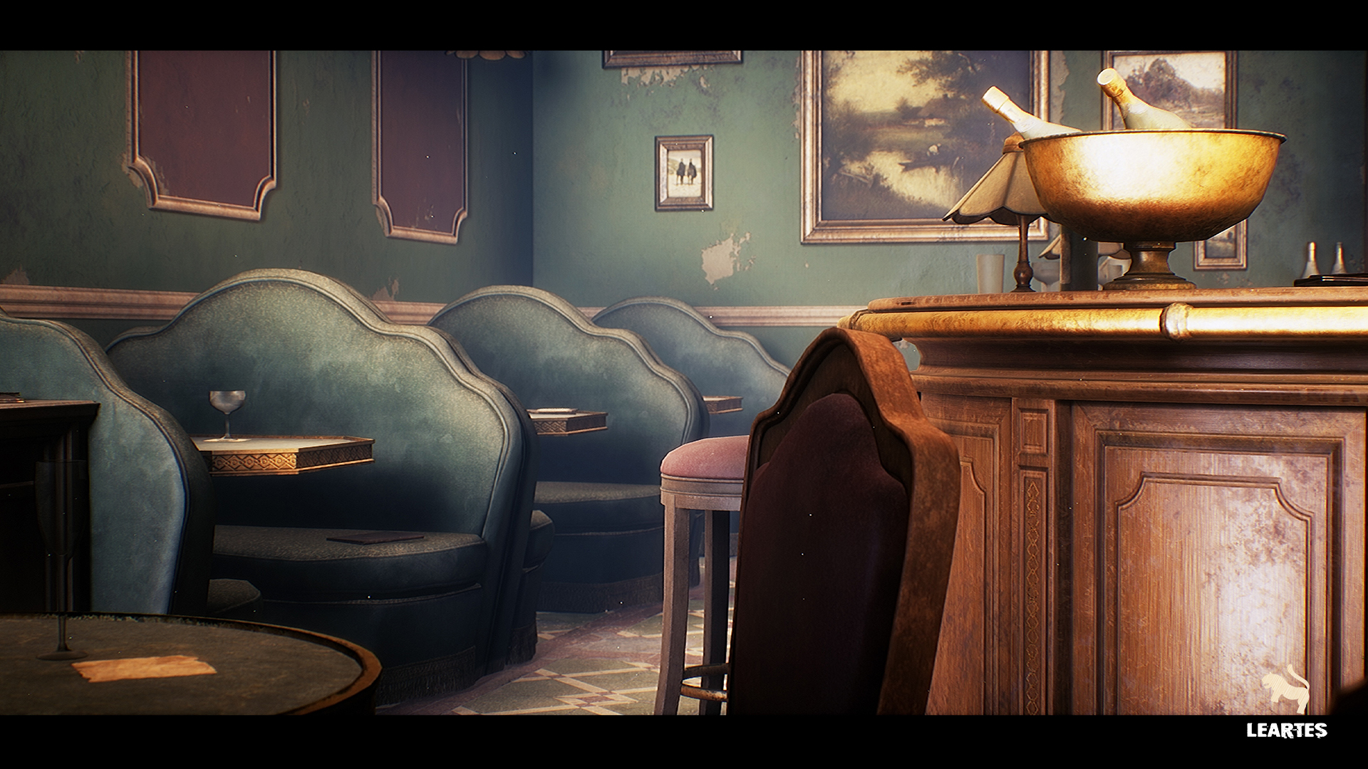 Vintage Bar Interior Environment + ULAT
