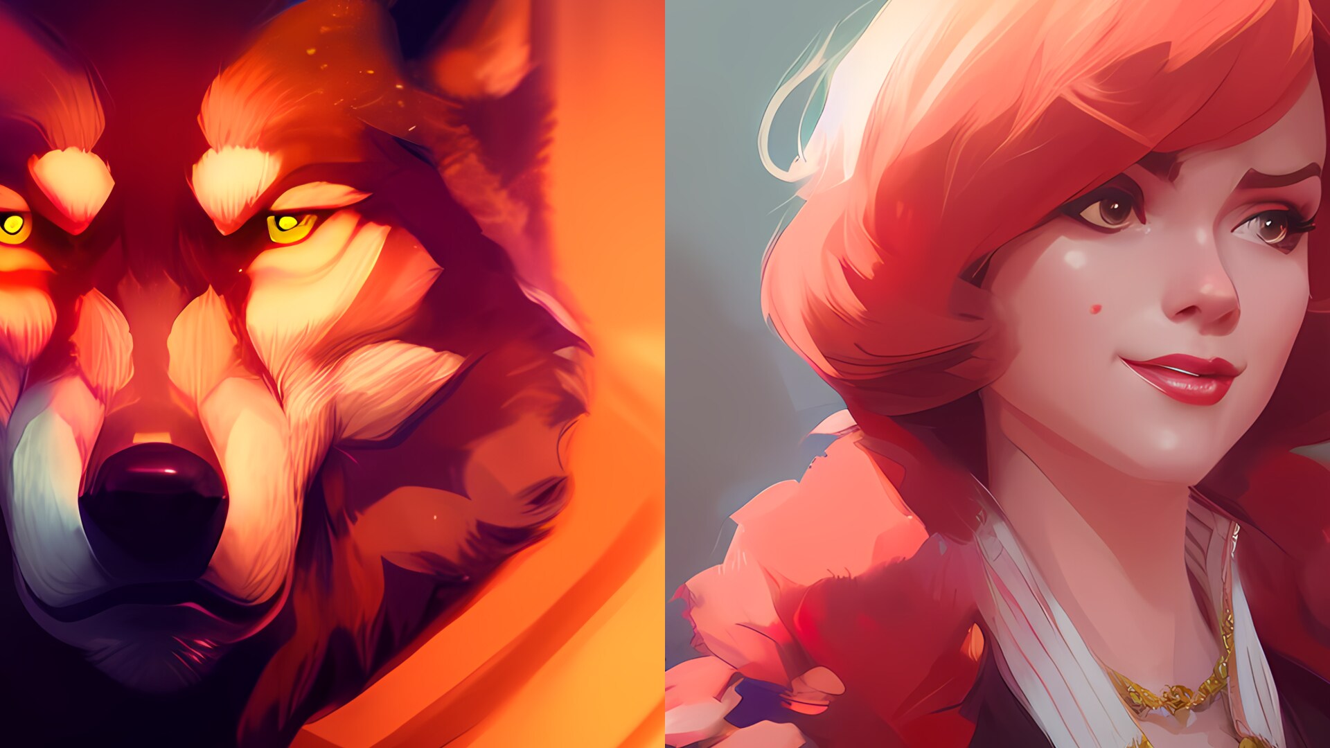 在二维资源创建的Character Avatar Icons HD- Human.Werewolf.Vampire.Witch - 虚幻引擎商城