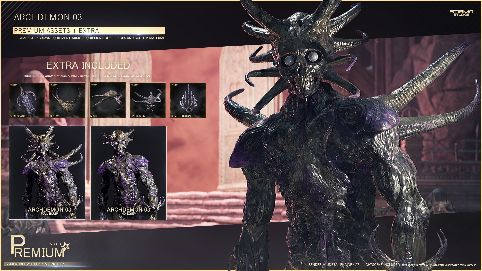 Archdemon Bundle 01 - Premium Assets + Extra, 카테고리 캐릭터 - UE 마켓플레이스
