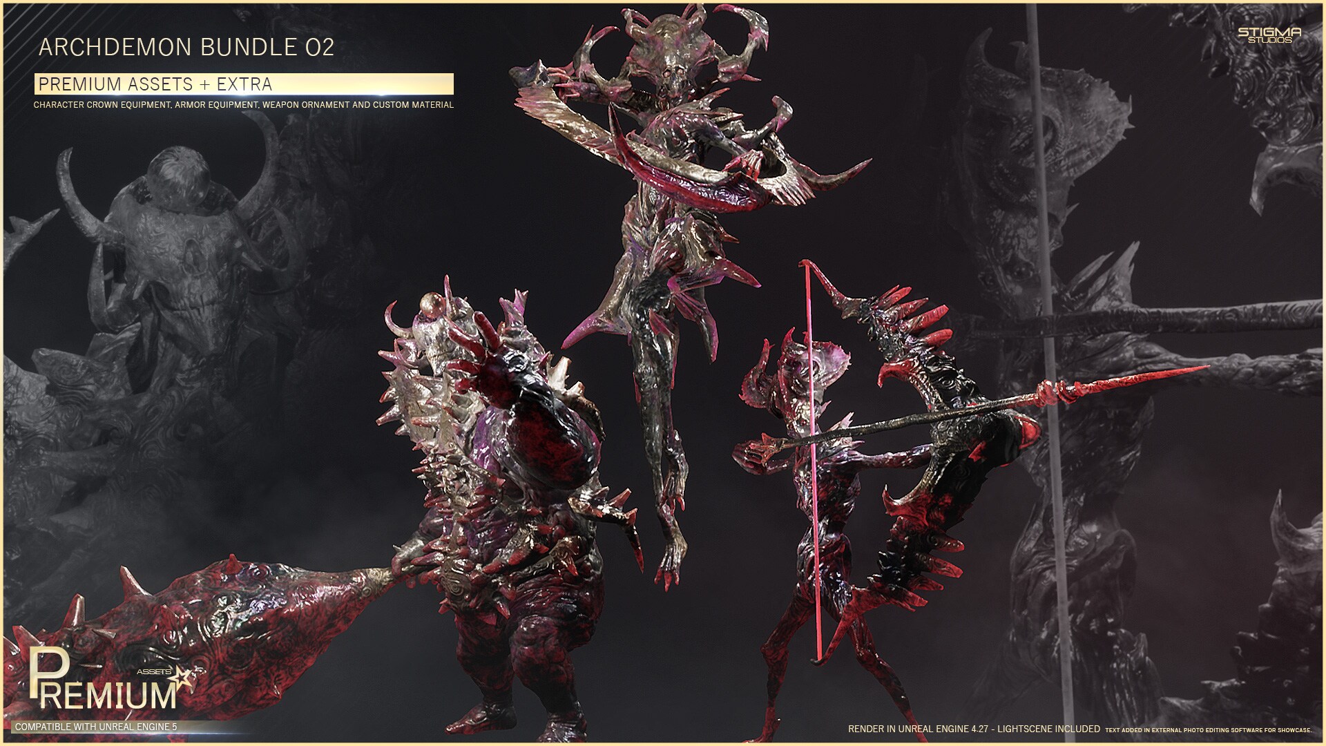 Archdemon Bundle 02 - Premium Assets + Extra, 카테고리 캐릭터 - UE 마켓플레이스