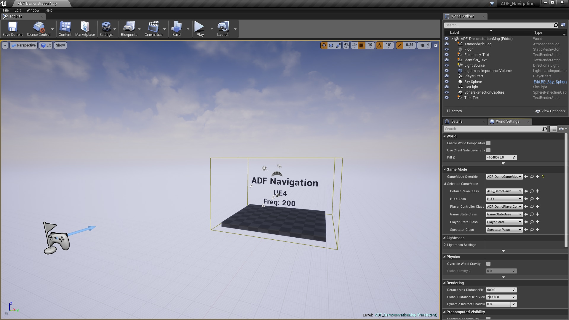 ADF Navigation in Blueprints - UE Marketplace