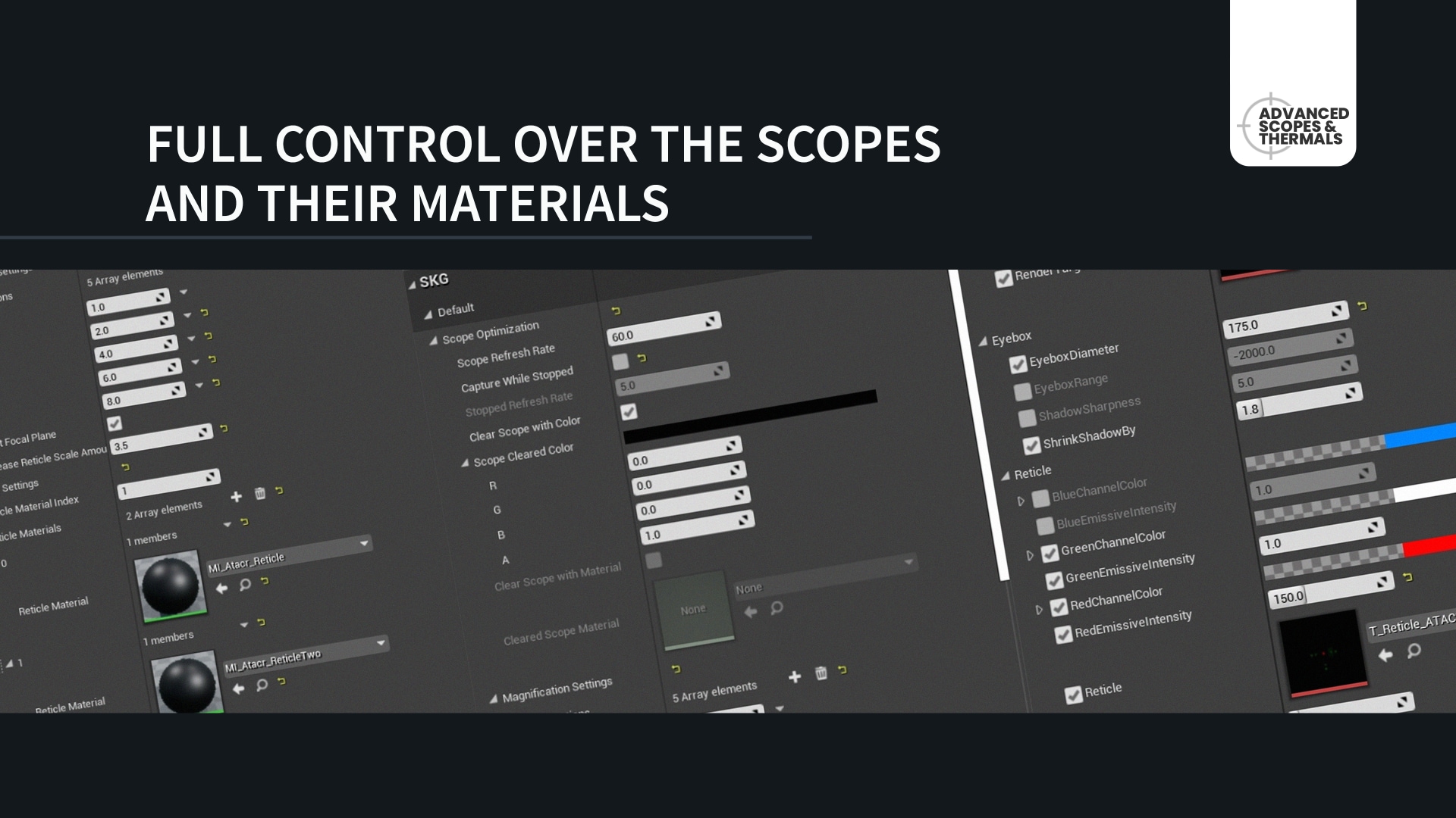 Advanced Scope and Thermals in Code Plugins - UE Marketplace