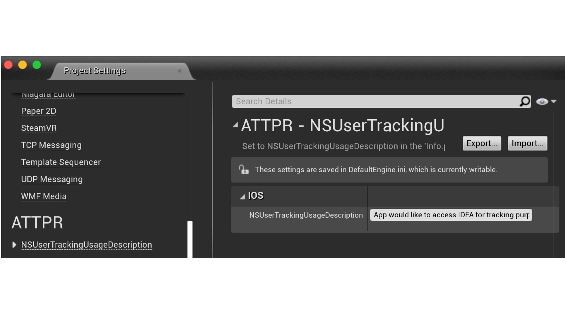 App Tracking Transparency Dialog in Code Plugins - UE Marketplace