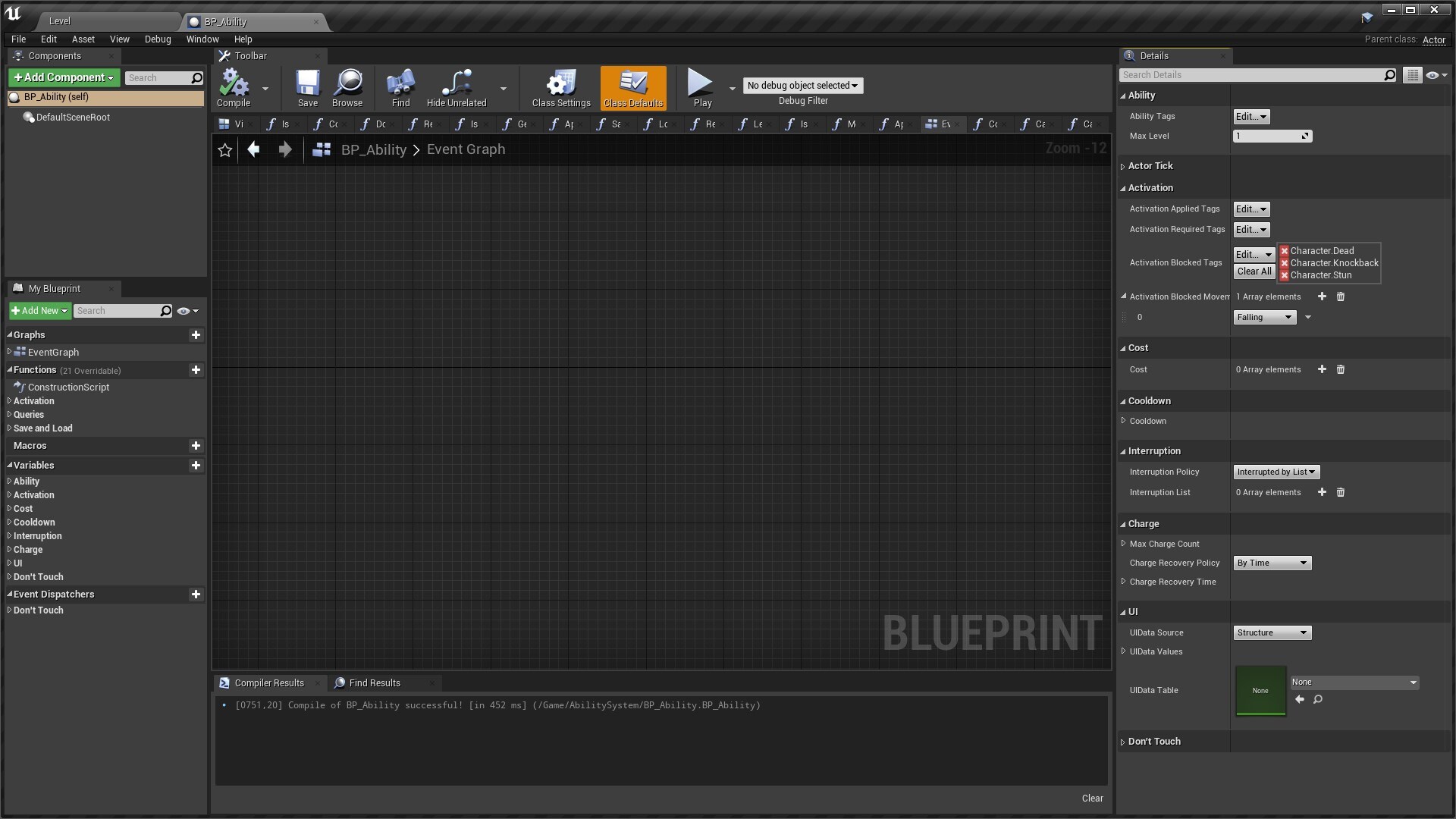 Ability System in Blueprints - UE Marketplace