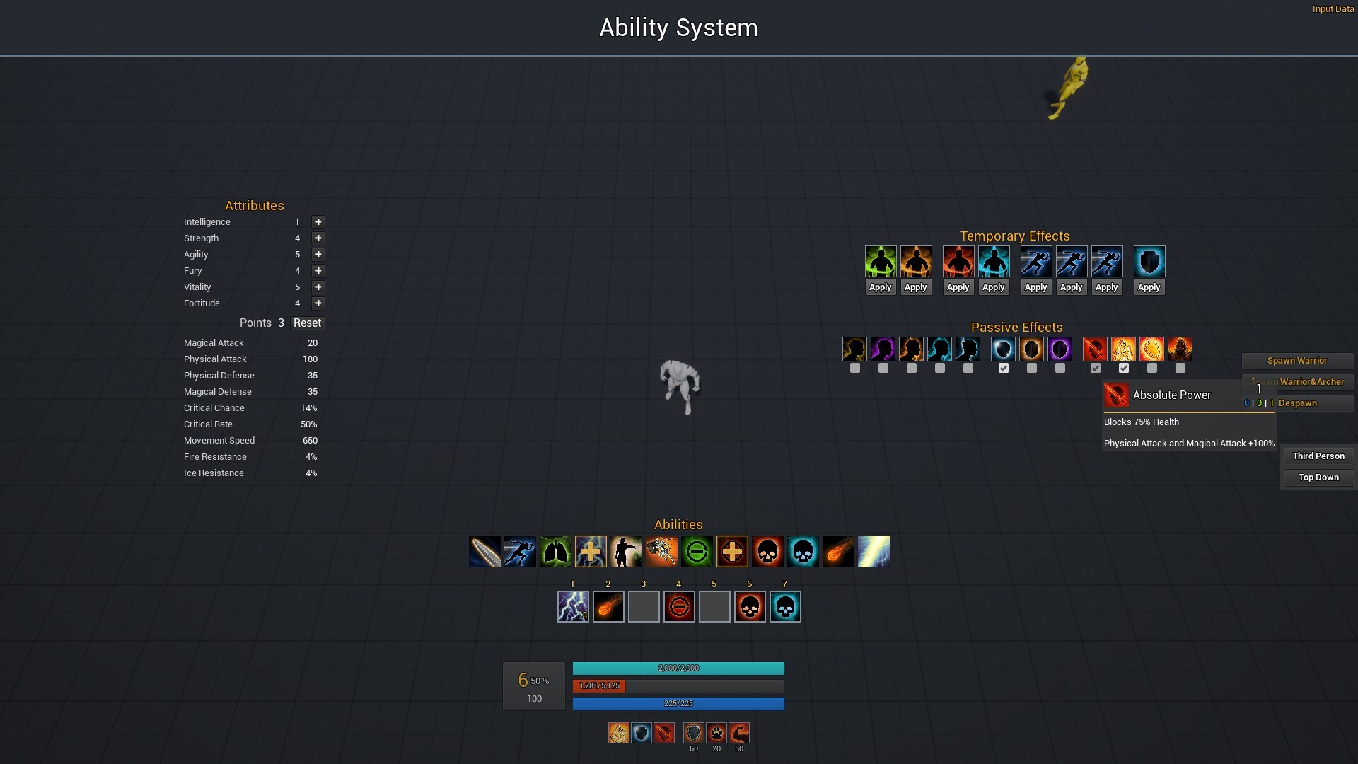 Ability System in Blueprints - UE Marketplace