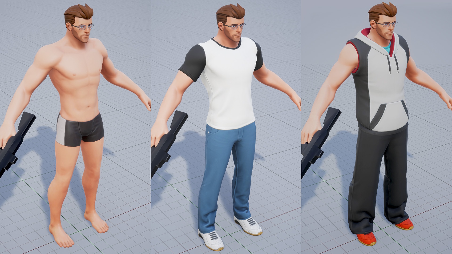 Stylized Action Adventure Male + Customization in Characters - UE ...