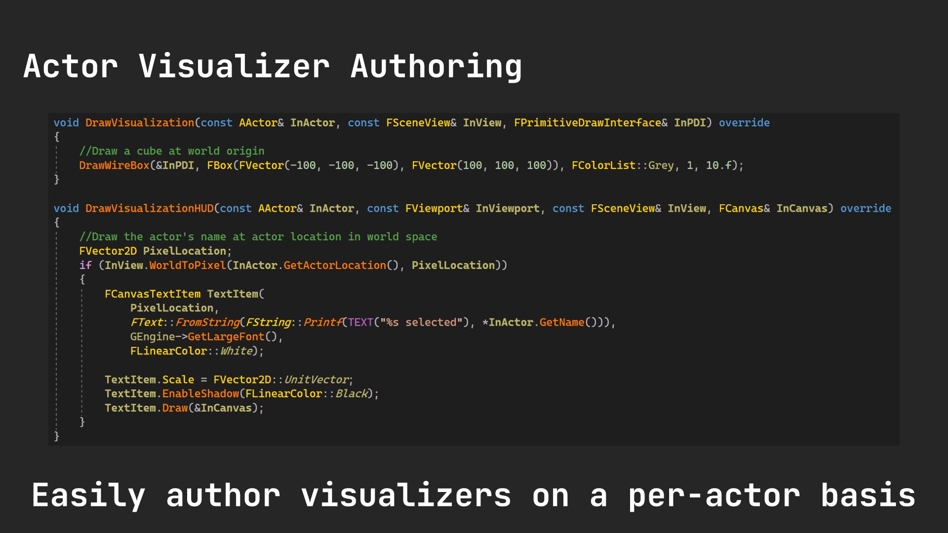 Actor Visualizer in Code Plugins - UE Marketplace