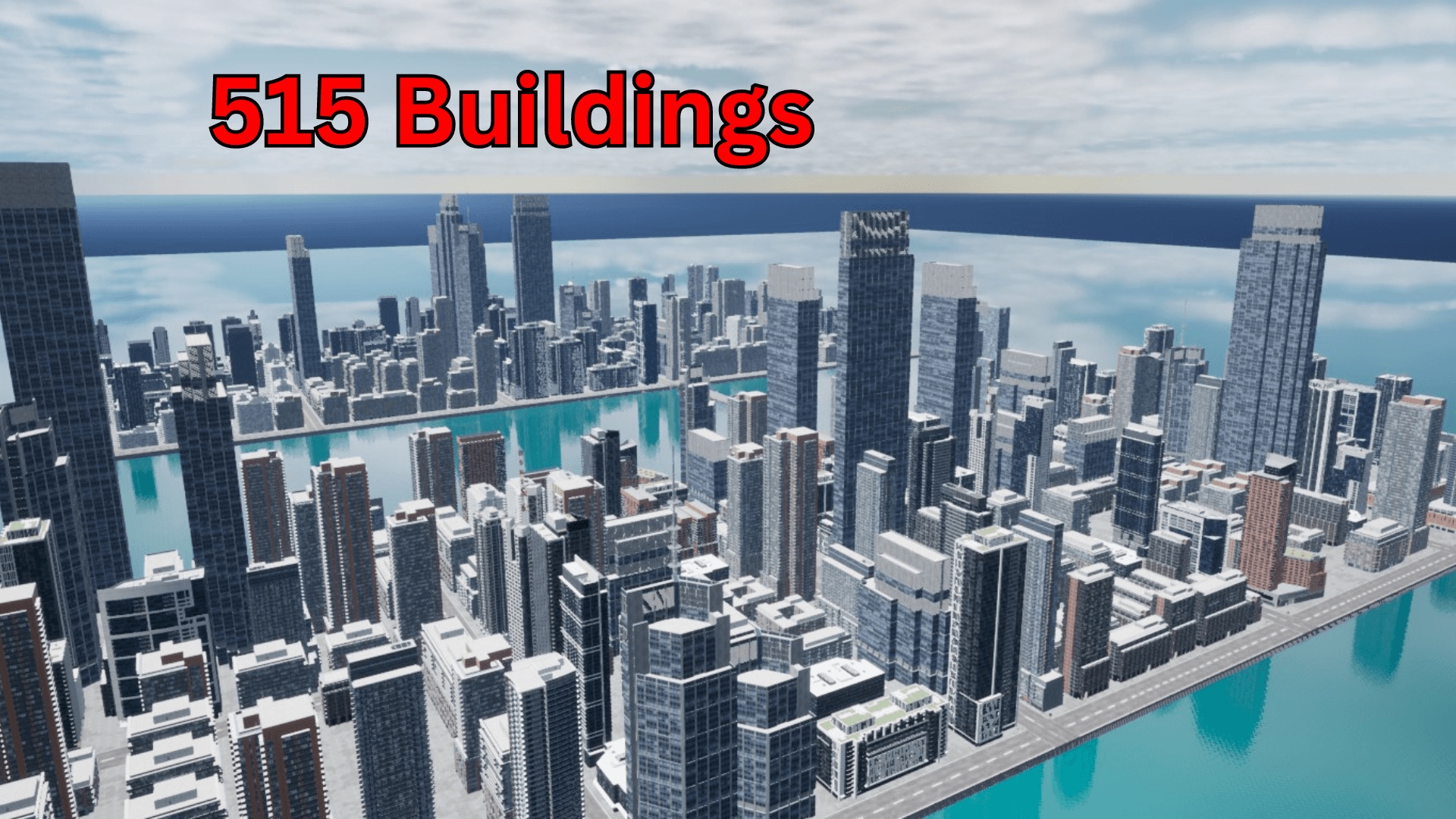 Manhattan City - 500 Buildings, 200 Props, Fully-Built, Infinitely ...