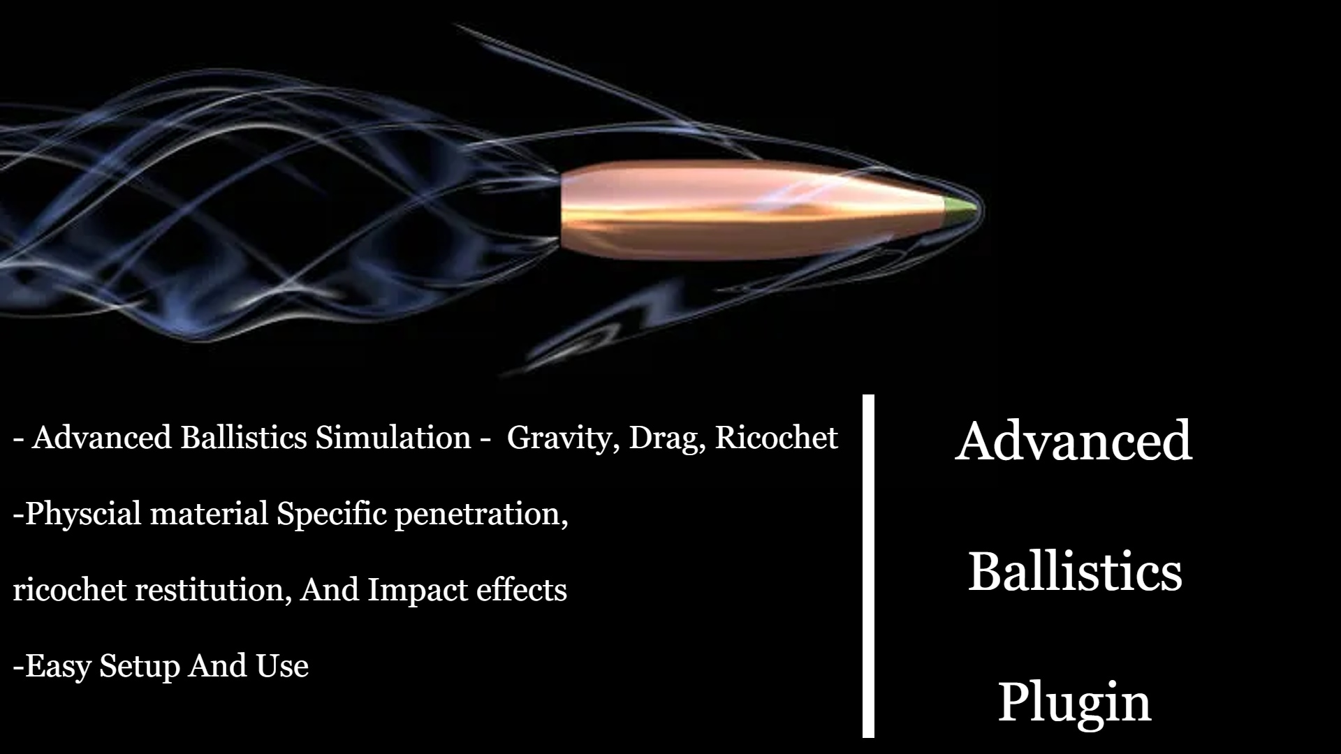 Advanced Ballisitcs in Code Plugins - UE Marketplace