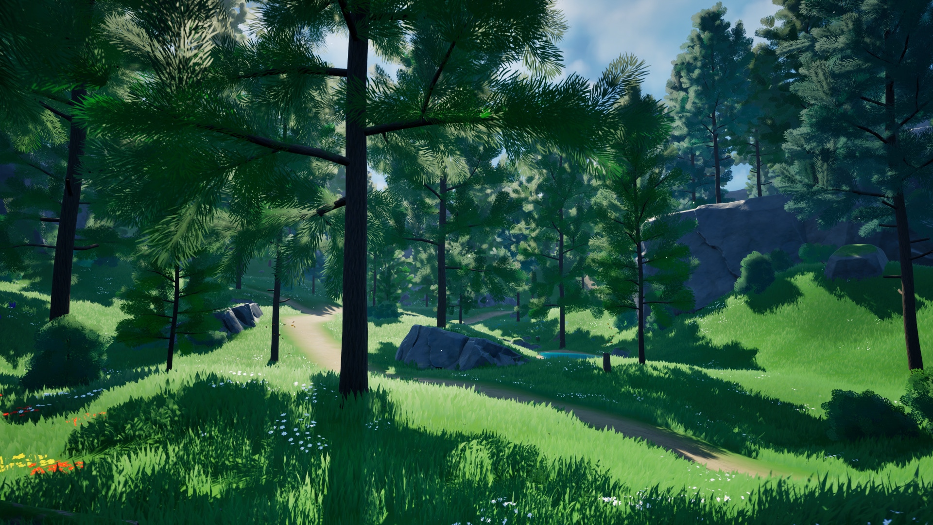 Aeonscape Stylized Environment Stylized Nature Pine Forest In Environments Ue Marketplace