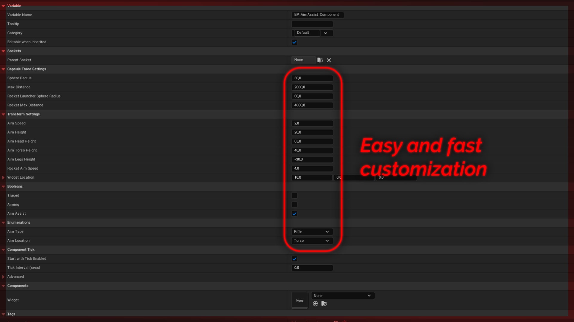 Aim Assistant in Blueprints - UE Marketplace