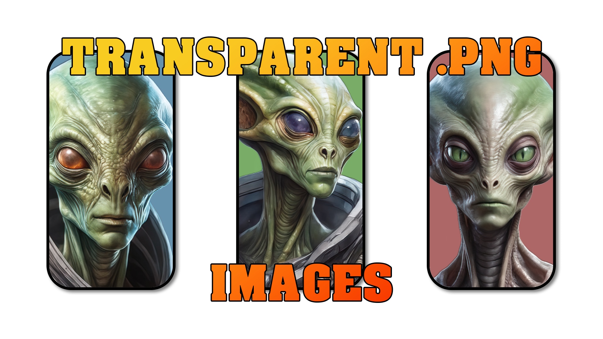 Alien Transparent Background