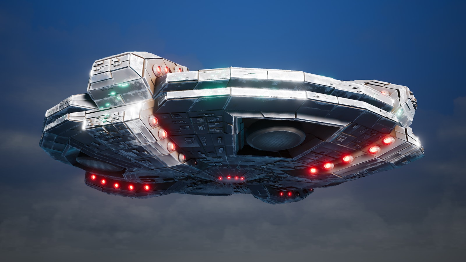 Alien Mothership Z - Detailed Mid Poly UFO in Props - UE Marketplace