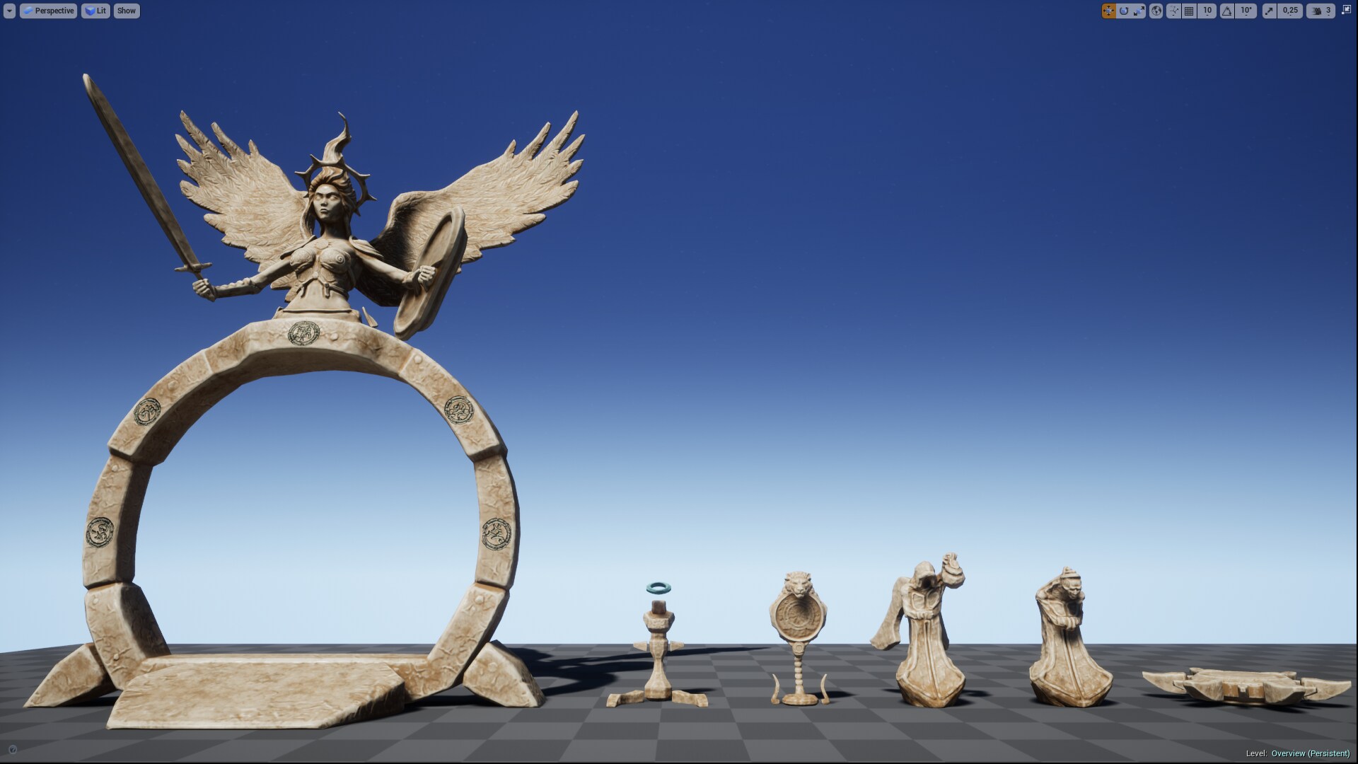 Angel Portal in Props - UE Marketplace