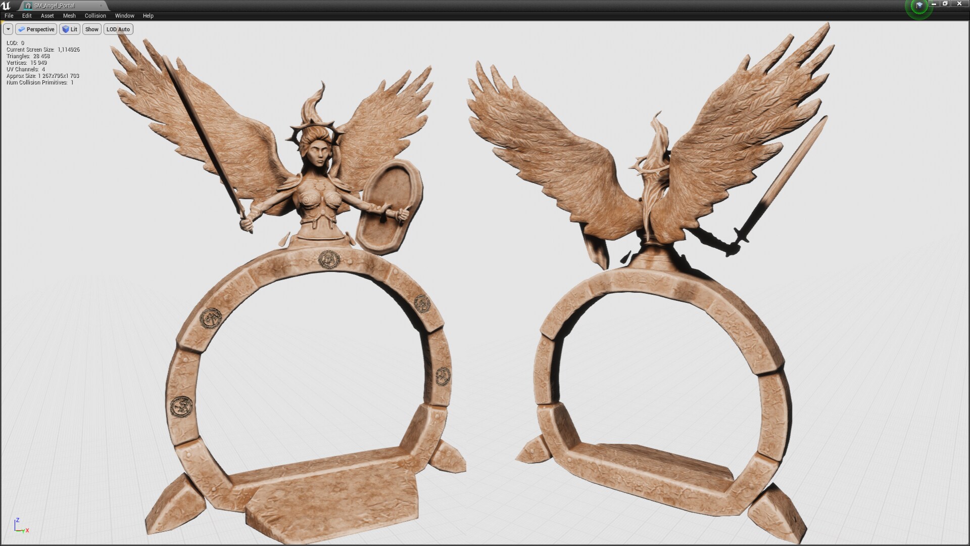 Angel Portal in Props - UE Marketplace