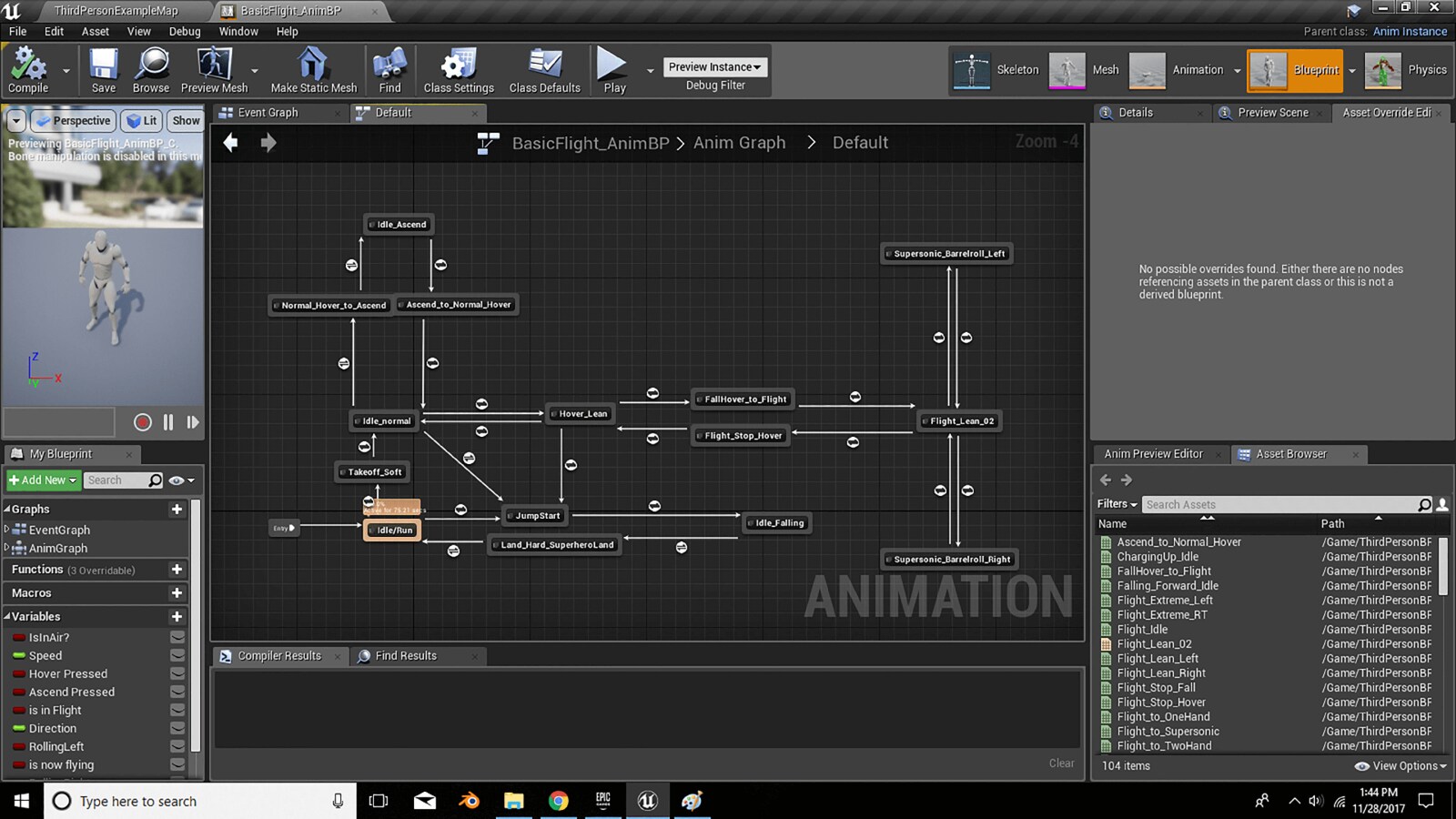 Flight Animation Blueprint in Blueprints - UE Marketplace