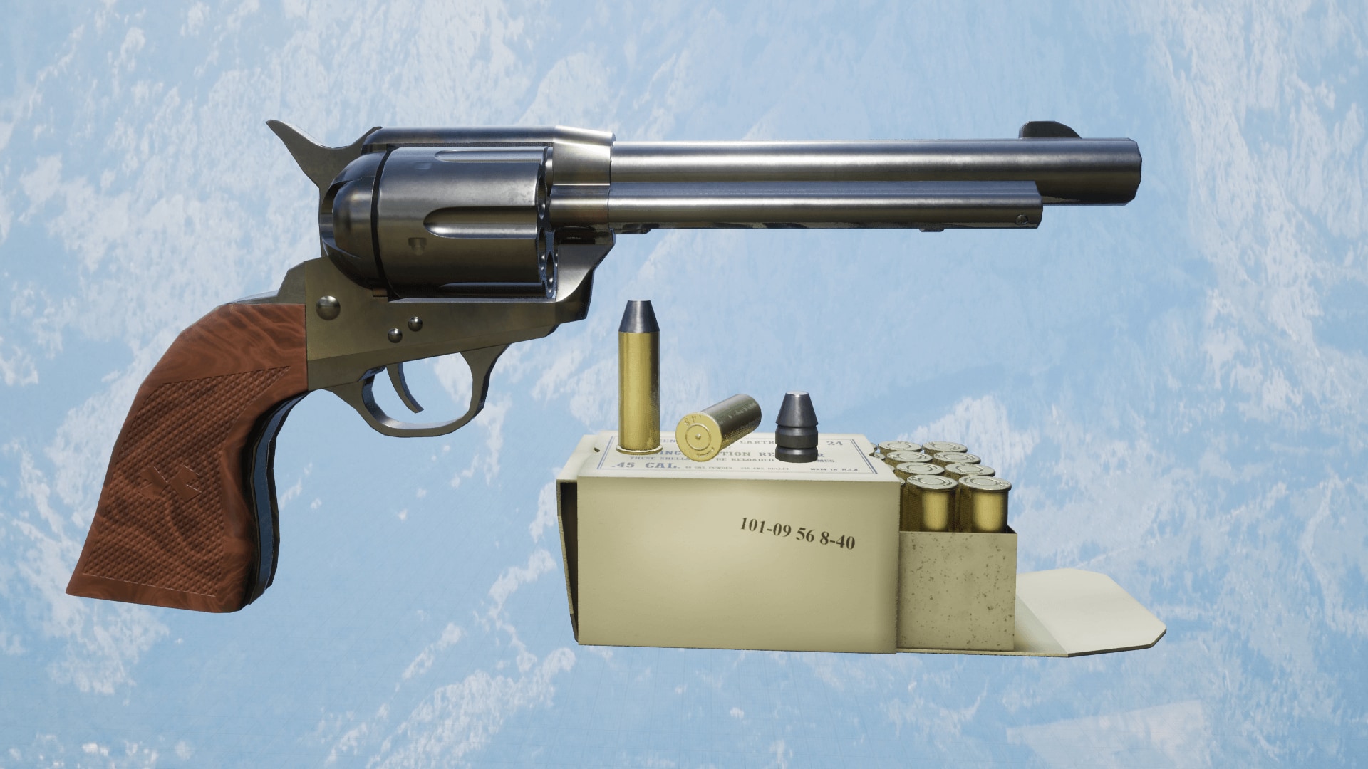 Animated .45 SAA Revolver in Weapons - UE Marketplace