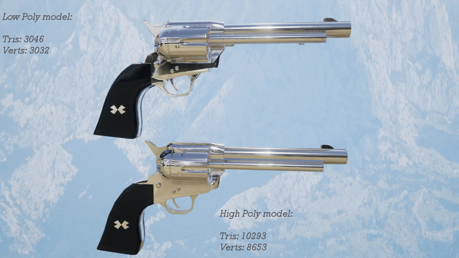 Animated .45 SAA Revolver in Weapons - UE Marketplace