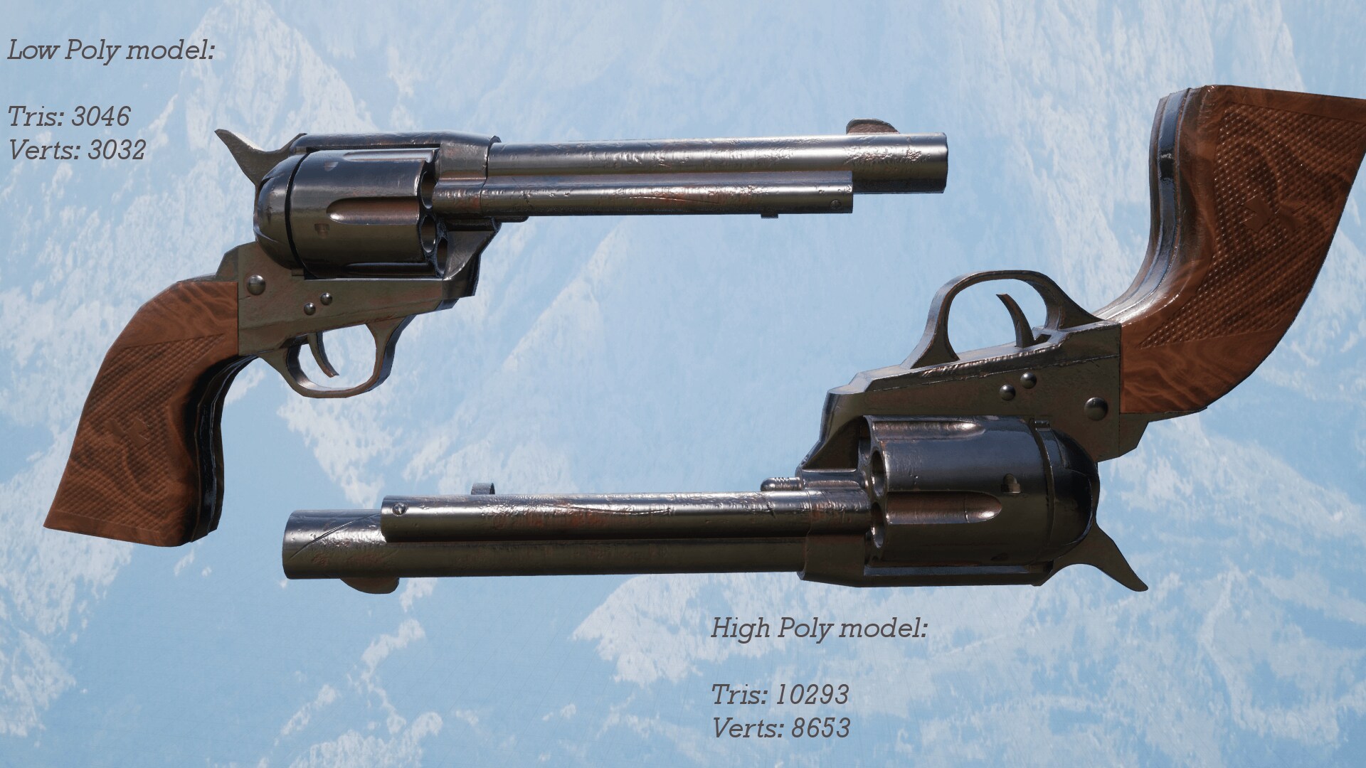 Animated .45 SAA Revolver in Weapons - UE Marketplace