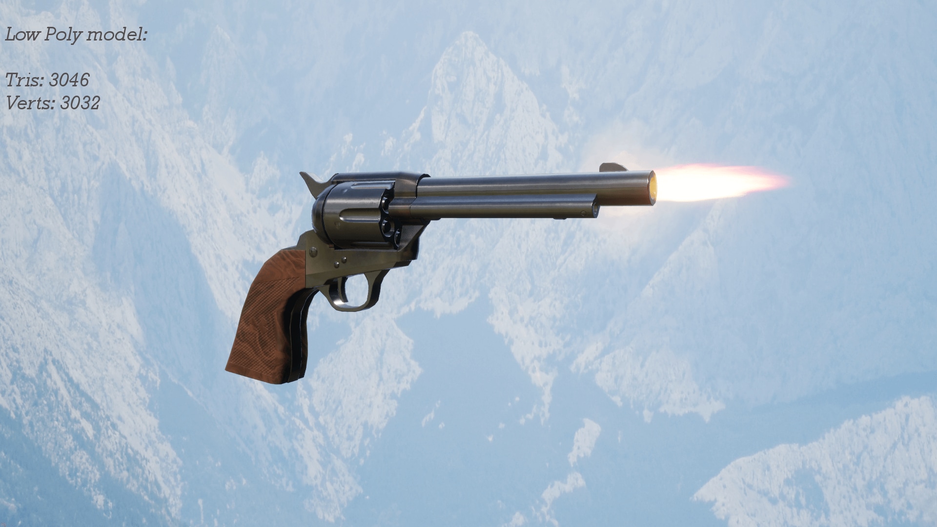 Animated .45 SAA Revolver in Weapons - UE Marketplace