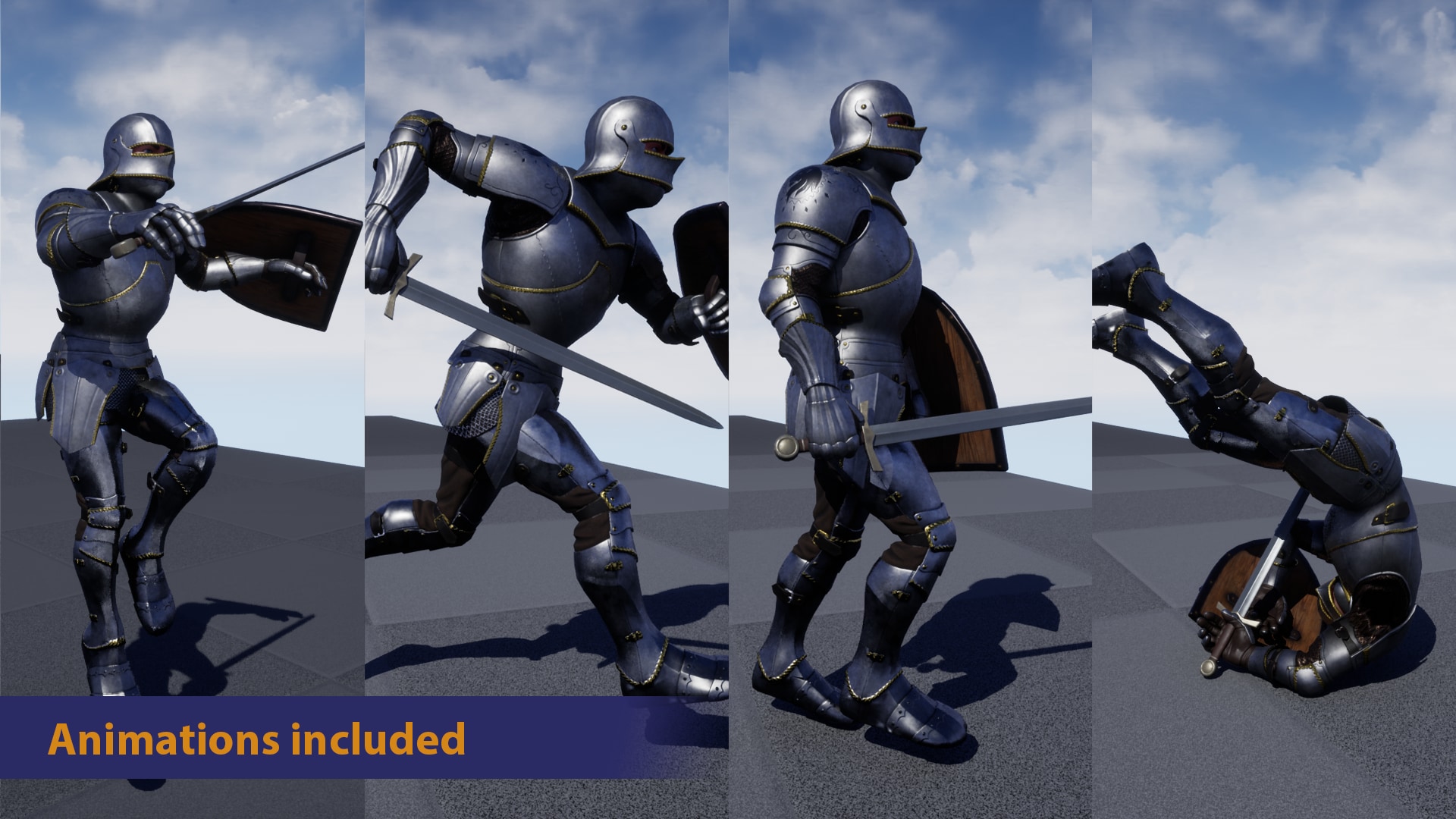 Stylized Knight in Characters - UE Marketplace
