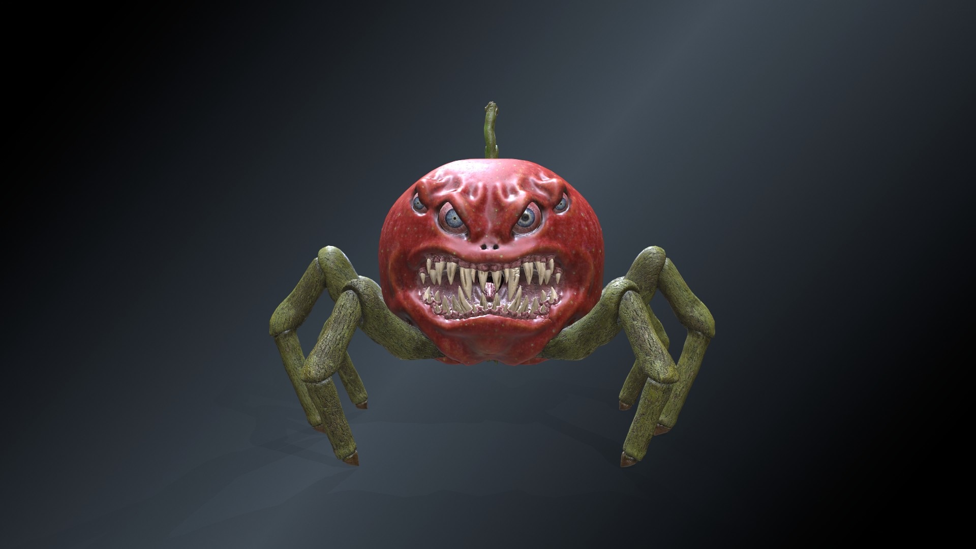 Apple monster in Characters - UE Marketplace