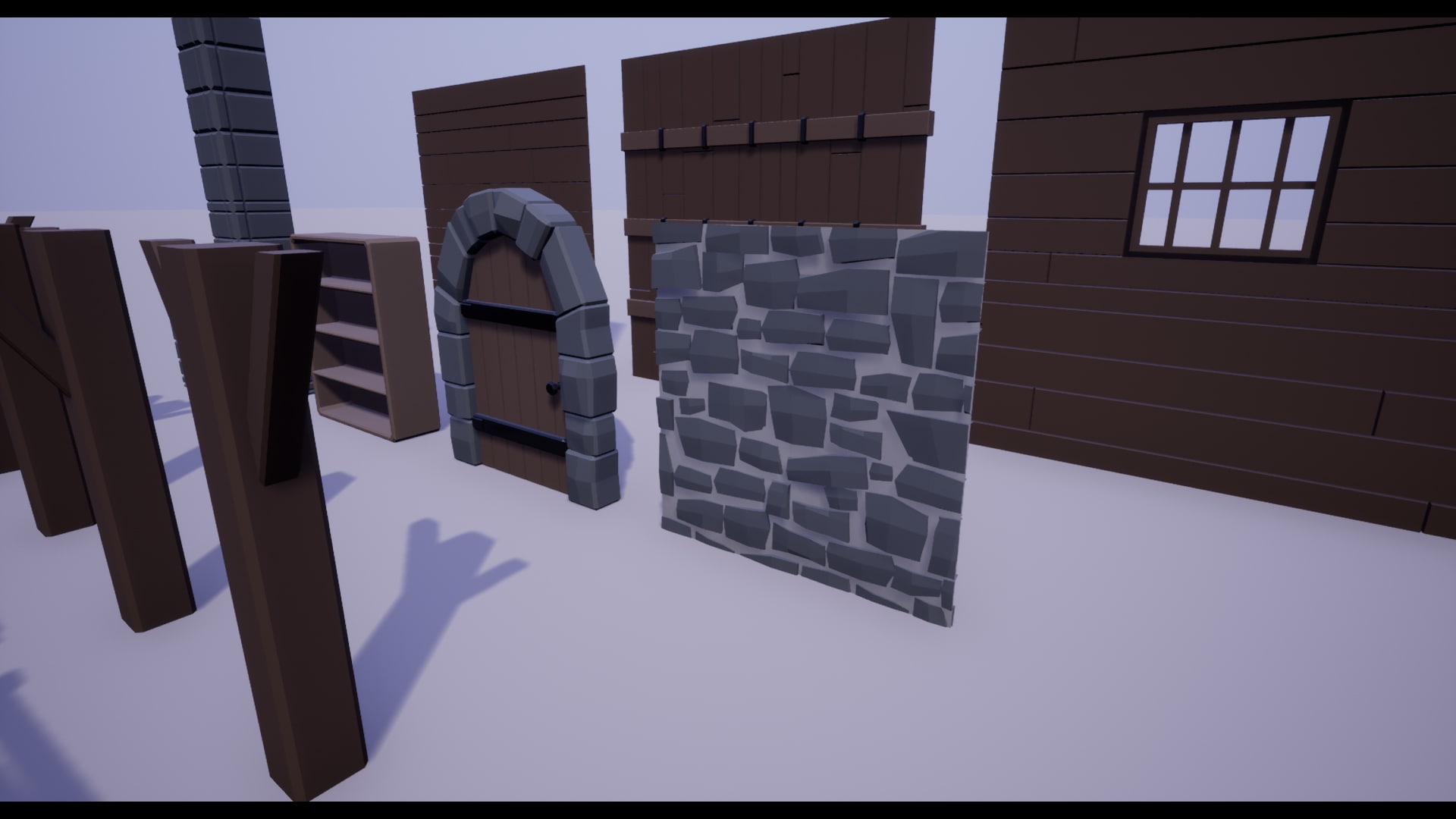 Medieval Low Poly Armory Pack in Environments - UE Marketplace