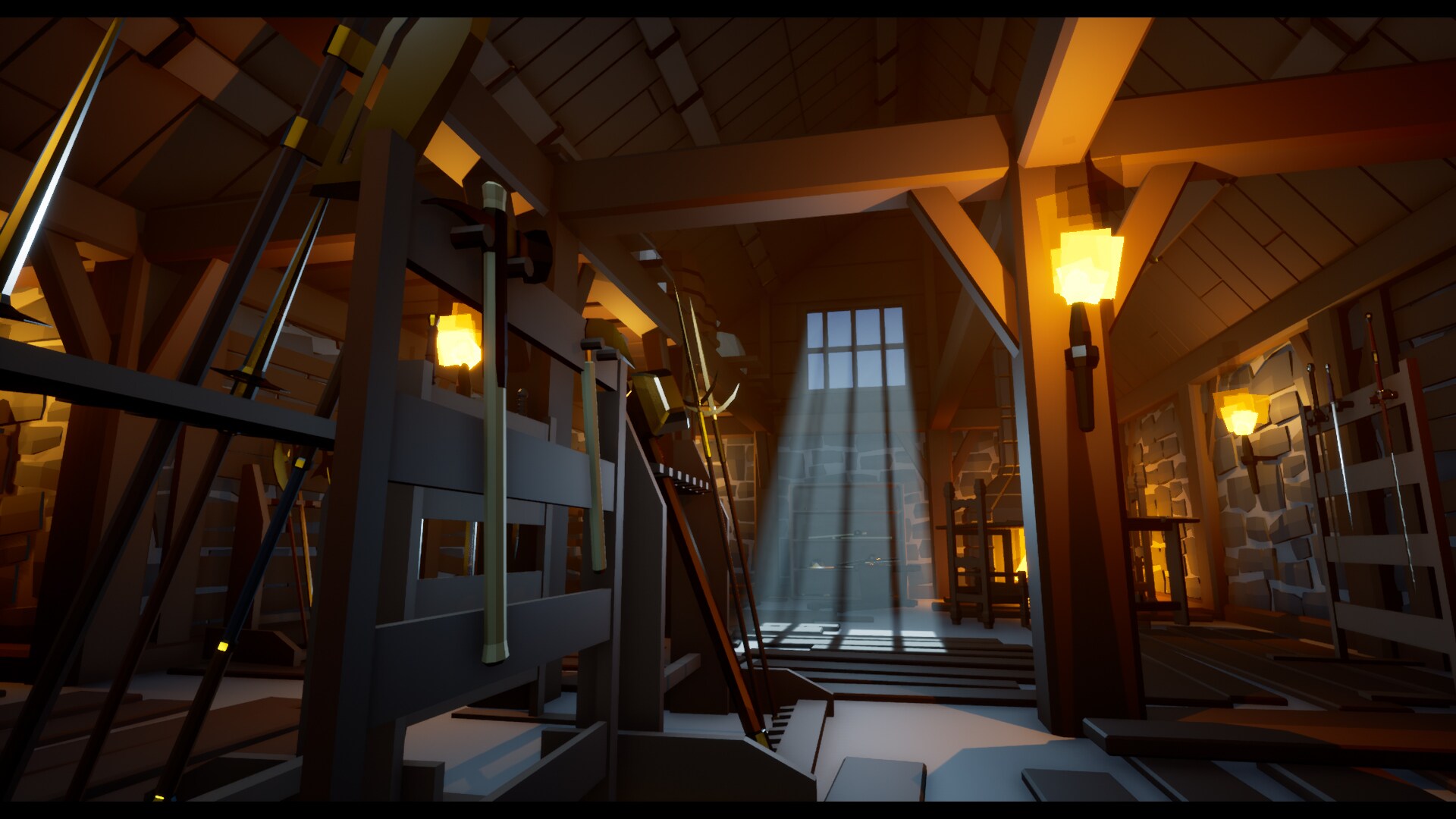 Medieval Low Poly Armory Pack in Environments - UE Marketplace