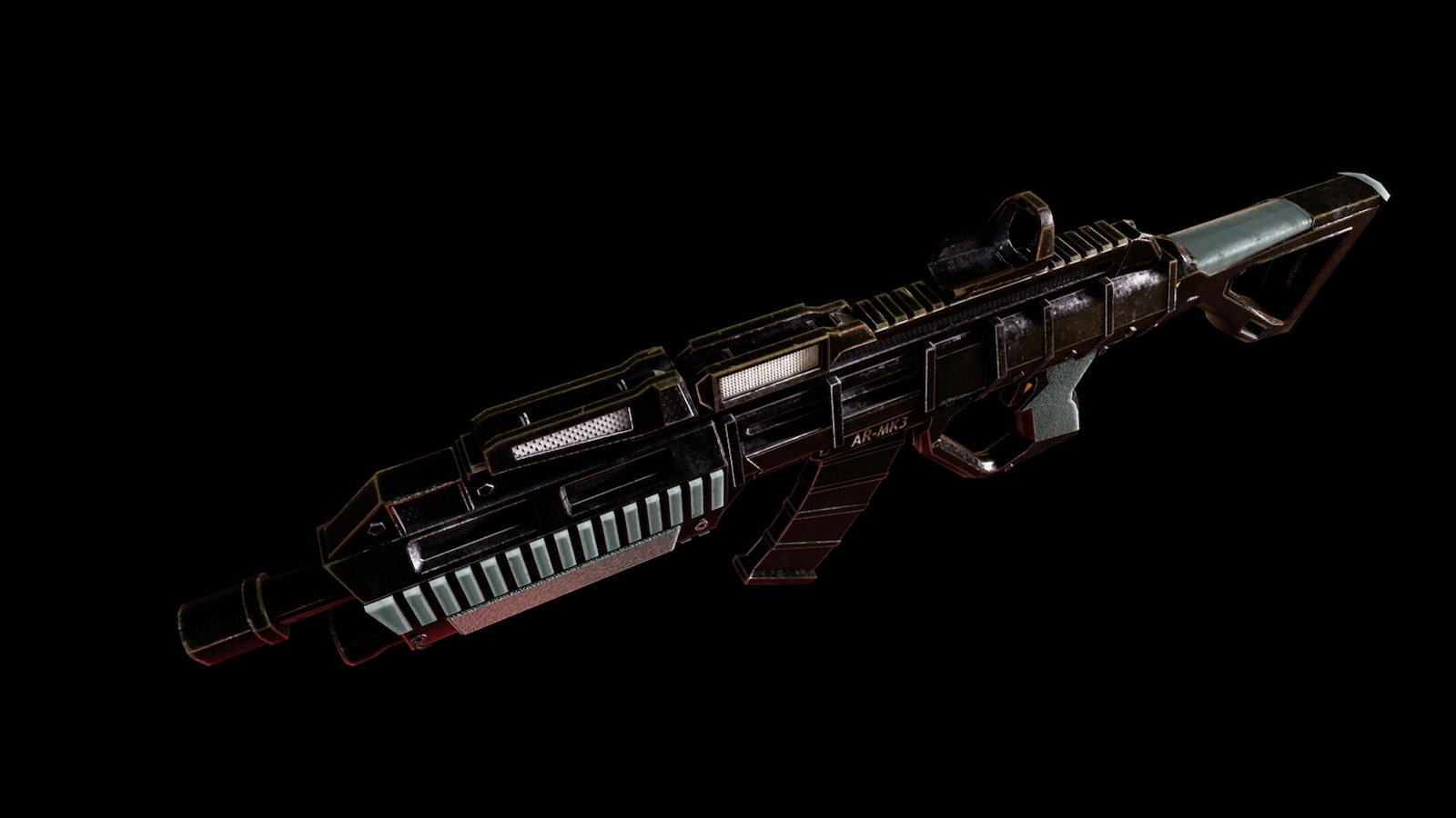 Sci-fi Futuristic Assault Rifle in Weapons - UE Marketplace