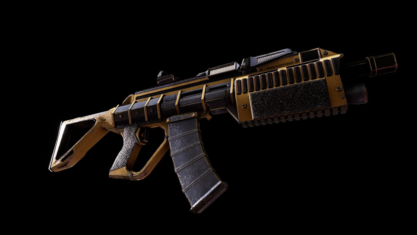 Sci-fi Futuristic Assault Rifle by Shaun T. Williams in Weapons - UE4 ...