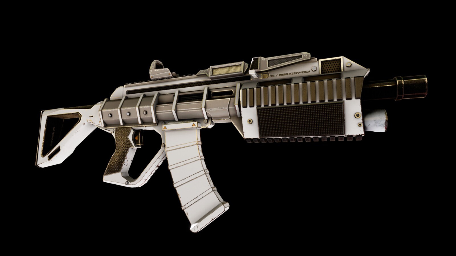 Sci-fi Futuristic Assault Rifle in Weapons - UE Marketplace