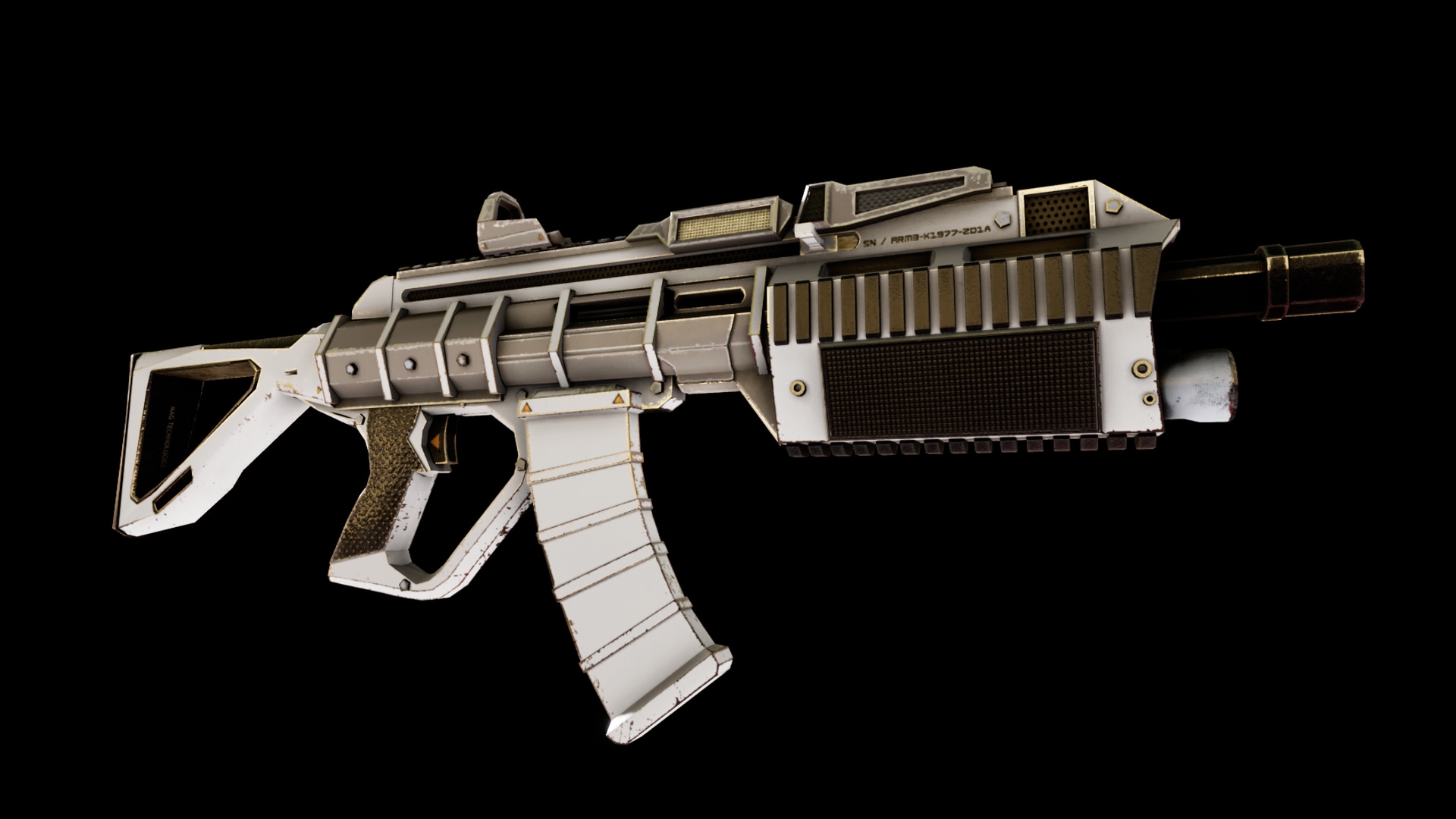 Sci-fi Futuristic Assault Rifle in Weapons - UE Marketplace
